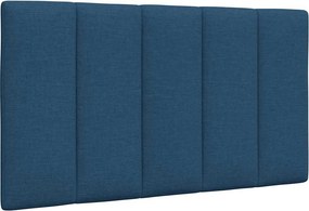 Rám postele bez matrací Hanko modrá 90x200 cm textil 3310369