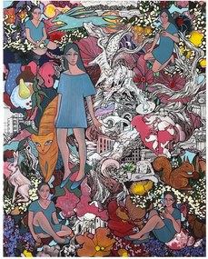 Yulia Novikova | Osvobození Rám: Černý, Velikost: 100 x 70 cm