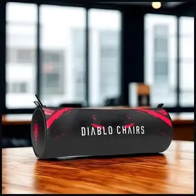 DIABLO CHAIRS Penál Tube černý / Penál / Polyester / 220 × 75 mm