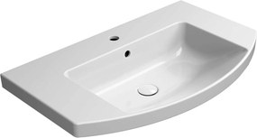 Sapho GSI Norm - Umyvadlo 80x50 cm, s přepadem, otvor pro baterii, ExtraGlaze, bílá 8644111