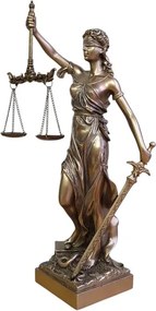 Spravedlnost - bohyně Themis soška Veronese, dárek pro právníka, WU71832A4