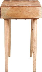 Toaletní stolek se zrcadlem 112 x 45 x 76 cm masivní akácie 323590