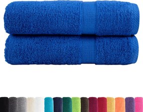 Prémiové osušky SOLUND 2 ks modré 100x150 cm 600 g/m² 137191