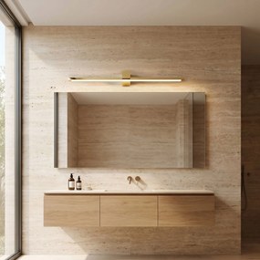 Toolight Rea, Koupelnové nástěnné LED svítidlo SWE045-1W 80 cm GOLD, OSW-20145