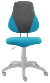 Dětská rostoucí židle Fuxo V-Line světle modrá/šedá - 3D6676