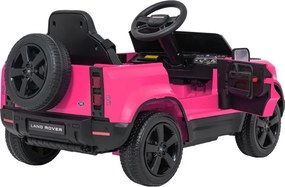 Elektrické autíčko Land Rover Defender růžové