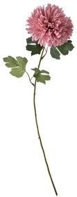 Umělá květina růžová chryzantéma – 54 cm