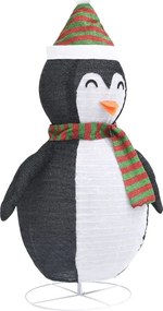 vidaXL Dekorativní vánoční tučňák s LED luxusní tkanina 90 cm [328501]
