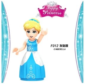Figurky pohádkových postav, kompatibilní s LEGO Varianta: Cinderella (F012)