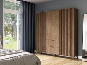 Šatní skříň Entsian 185 cm dub Artisan