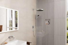 Hansgrohe Rainfinity, sprchová sada 130 3jet EcoSmart s tyčí S Puro 65 cm, chromová, HAN-28746000