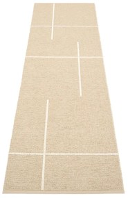 Vinylový koberec Pappelina FRED Beige/Vanilla velikost: 70x270cm