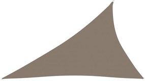 135459 vidaXL Stínící plachta oxfordská látka trojúhelníková 4x5x6,4 m taupe