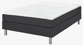 TYSSA PC60 plus Boxspring postel 140×200 cm TYSSA PC60 černá-08 PVM