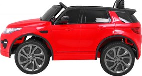 Ramiz Land Rover Discovery elektrické auto pro děti červené SUV + dálkové ovládání