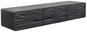 Invicta Dřevěný TV stolek WAVE 160 cm černý 43477