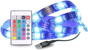 LED světelný pásek WM504 RGB pro TV, 2x 50 cm, vícebarevná