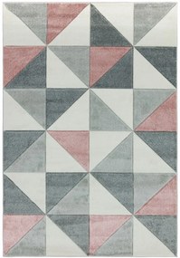 Růžový koberec Furla Cubic Pink Rozměry: 200x290 cm