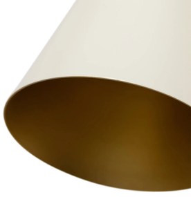Stropní lampa kiki béžovo-zlatá MUZZA