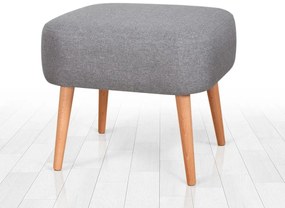 Atelier del Sofa Taburet Parrot - Grey, Šedá