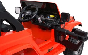 Elektrické autíčko Jeep Wrangler Rubicon LIFT oranžové