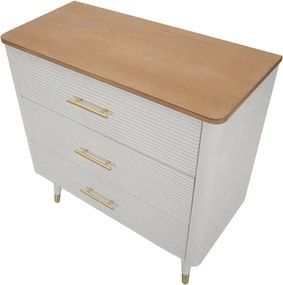 Designová komoda Gerlinde 78 cm bílá