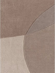 Béžový vlněný kulatý koberec ø 160 cm Ovia – Villeroy&amp;Boch