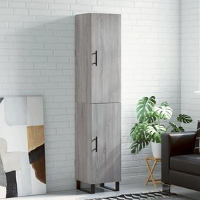 vidaXL Skříň highboard 34,5 x 34 x 180 cm kompozitní dřevo [3198809] Barva: Bílá