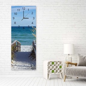 Gario Hodiny na zeď Cesta na pláž Rozměry: 25 x 65 cm