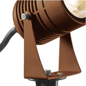 LA 1002203 LED SPIKE, LED venkovní svítidlo s trnem, rezavě zbarvená, IP55, 3000K, 40°. - BIG WHITE (SLV)