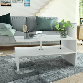 Konferenční stolek dřevotříska - 90x59x42 cm | bílá