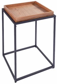 Elements II příruční stolek hnědý 40 cm