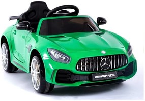 HračkyZaDobréKačky Dětské elektrické autíčko Mercedes AMG GT R lakované zelené