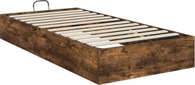 Ottoman postel Uzený Dub 203 x 90 x 25 cm Dřevěný materiál 3409257