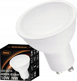 LED žárovka Gu10 10W 800lm neutrální bílá 4000K