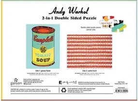 GALISON Oboustranné puzzle Andy Warhol Campbell's Soup Cans / 500 dílk