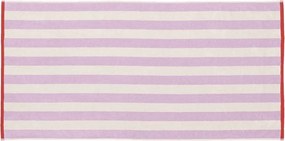 Froté bavlněná osuška v levandulové barvě/krémová 70x140 cm Gobo – noo.ma