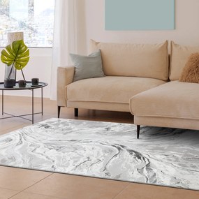 Dywany Łuszczów, Kusový koberec Bliss Z162BZ253 grey/cream, 80x150, šedá, kancelář