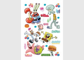 Dětská samolepka na zeď Spongebob Bikini Bottom | 42.5 x 65 cm | DDKM1681
