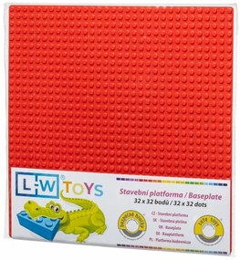 L-W Toys Základová deska 32x32 červená
