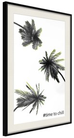 Artgeist Plakát prázdniny Velikosti (šířkaxvýška): 20x30, Finální vzhled: Černý rám s paspartou