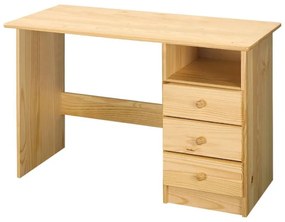 Nejlevnější nábytek Dřevěný psací stůl TRINITY typ 1, masiv borovice