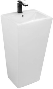 Rea Daria, volně stojící umyvadlo 440x380x840mm, bílá lesklá, REA-U9900