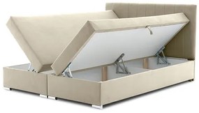 Čalouněná postel GRENLAND 160x200 cm Hnědá