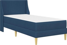Rám postele s matrací s čelo Modrá 80x 200 cm Polyester 3414708