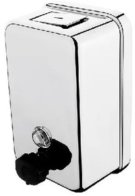Nimco Hygienický program - Nástěnný zásobník tekutého mýdla, 1100 ml, leštěná nerez HP 8131-18