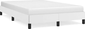 Rám postele bez matrace bílý 120x190 cm umělá kůže 3269620
