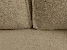 Rozkládací oboustranná sedací souprava do L SMART BOUCLE 232x143 cm, tmavě béžová