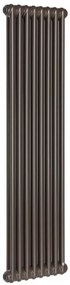 Instalprojekt Koupelnový radiátor TUBUS 2 černá barva Barva radiátoru - Černá, Rozměr radiátoru - 212 × 1500 mm, výkon 449 W, Typ připojení - Středové 50 mm RADTUB21500431S