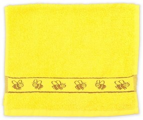 Dětský ručník KIDS žlutý 30x50 cm